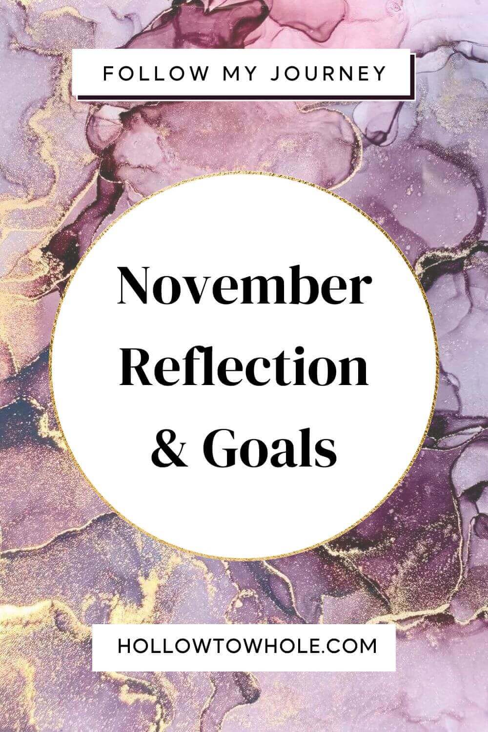 Monthly Reflection & December 2021 Goals – Hollow to Whole