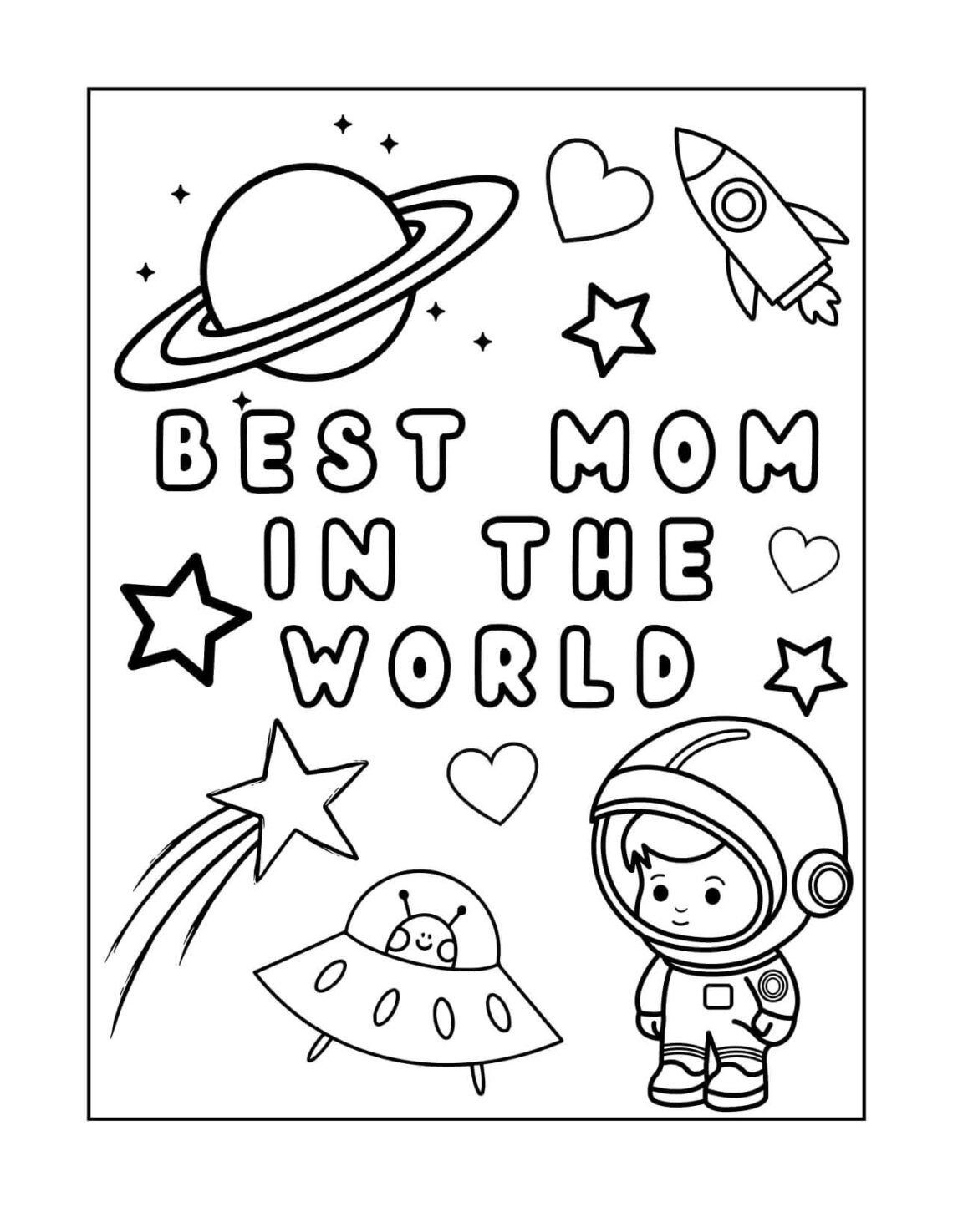 10 Free Printable Mother's Day Coloring Pages for Kids – Hollow to Whole