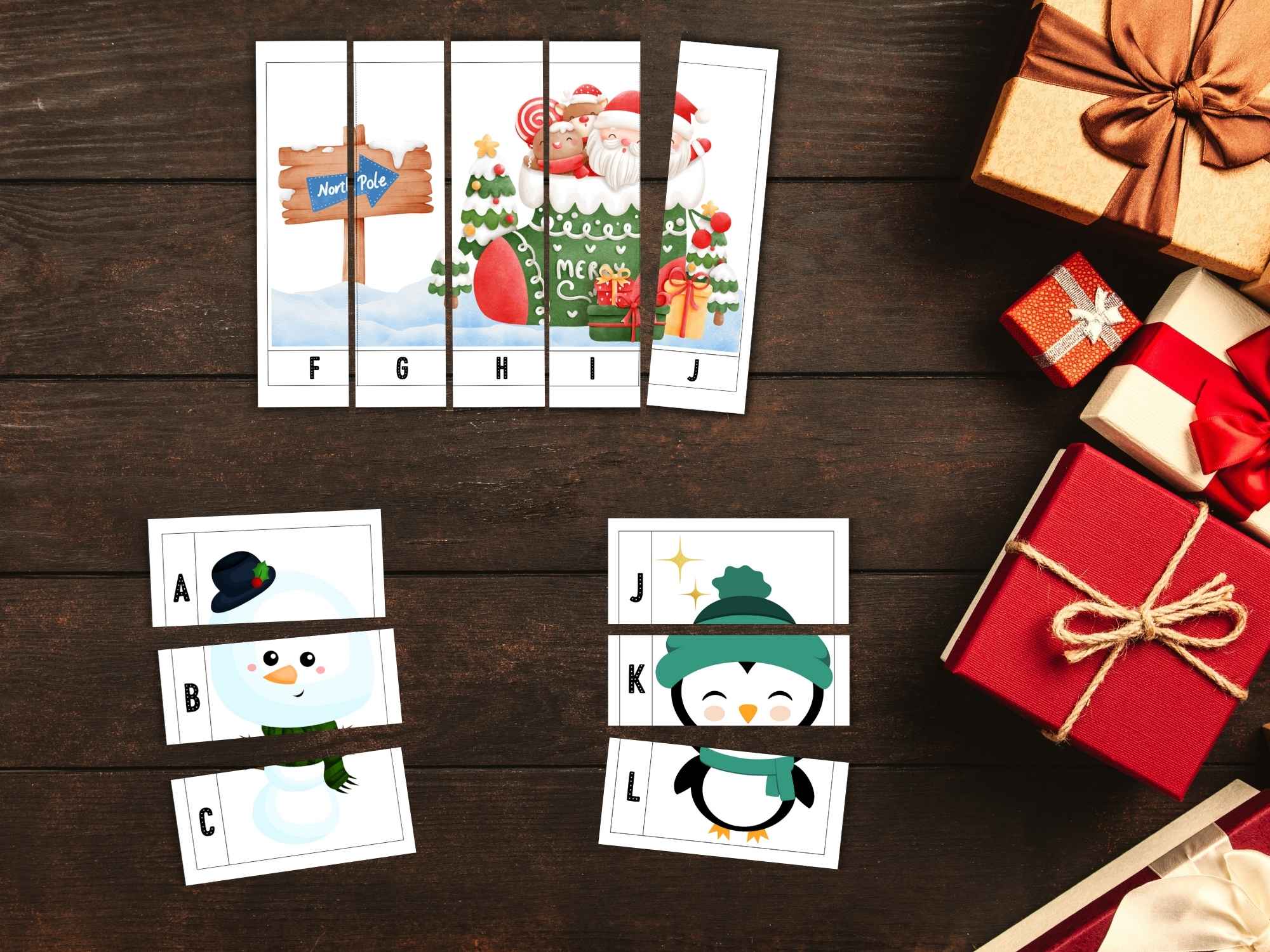 Printable Alphabet Puzzles for Toddlers – Hollow to Whole